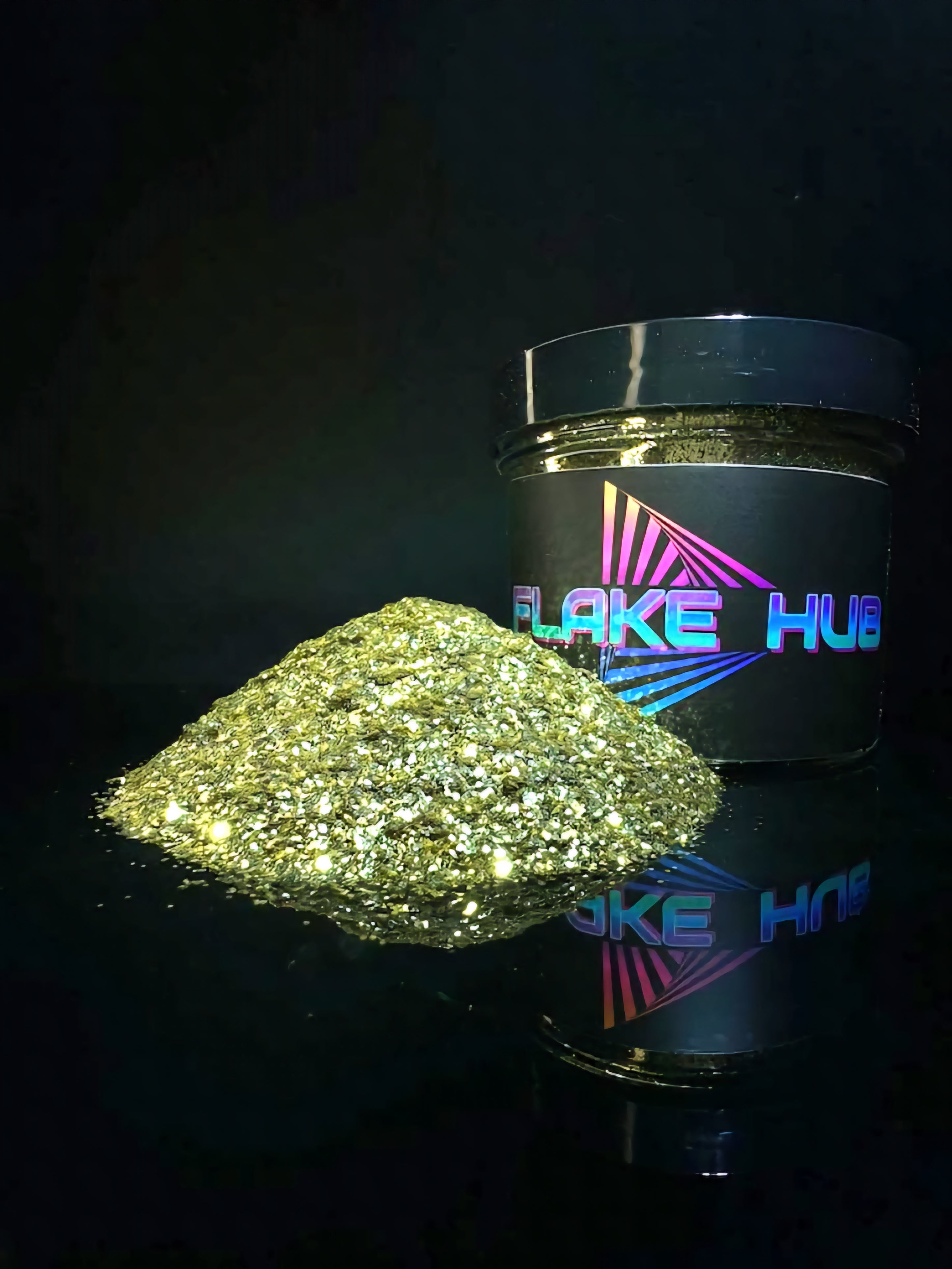 14k .008 metal flake, gold flake paint, metallic gold – Flake Hub